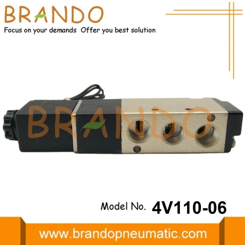 4V110-06 5 Way 2 Position Pneumatic Solenoid Valve China Manufacturers Suppliers Factory Exporter